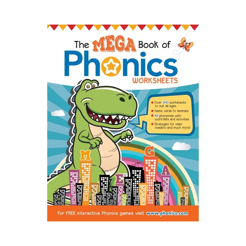 The Mega Book of Phonics Worksheets – booksrusandmore